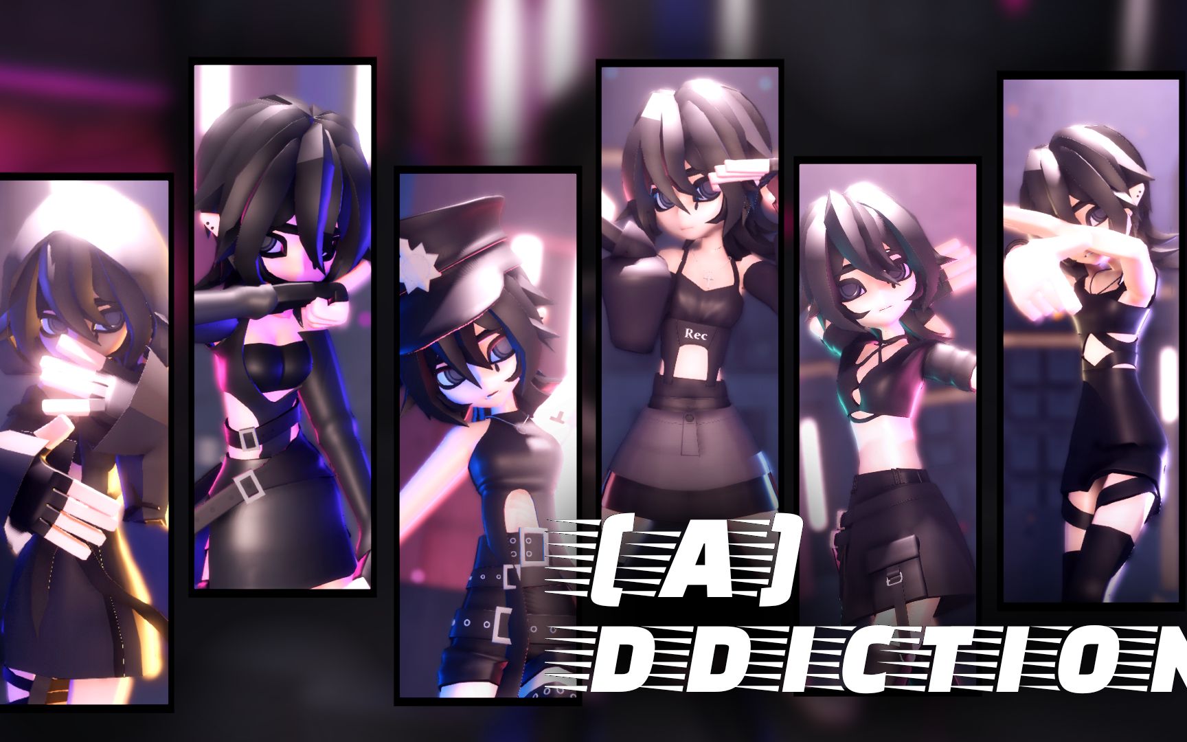 【凹凸世界MMD】进来看美女![A]ddiction[记録]
