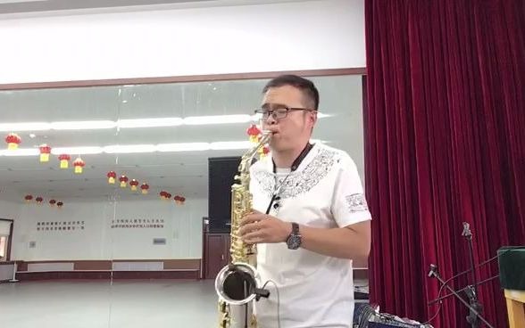 萨克斯测评-SP6800中音萨克斯 萨尔特萨克斯【blue water】李晓霞-...