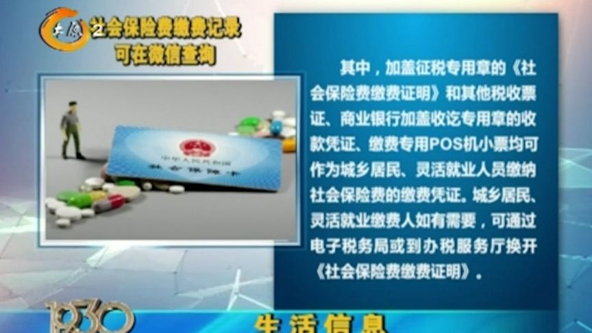 关注!社会保险缴费记录可在微信查询,快来看看具体的操作流程