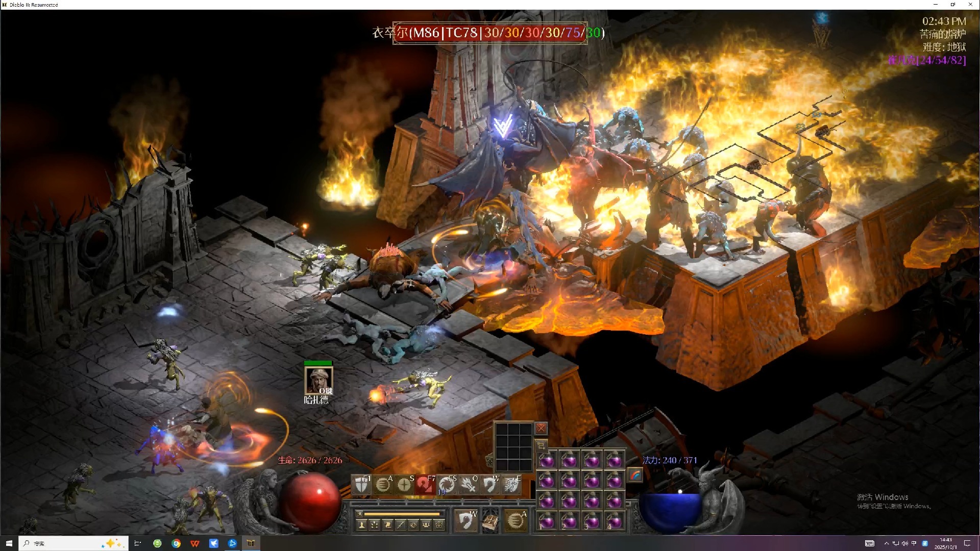 ...盾击骑士也可以用双热骑士打6boss攻略_哔哩哔哩bilibili_暗黑破坏神