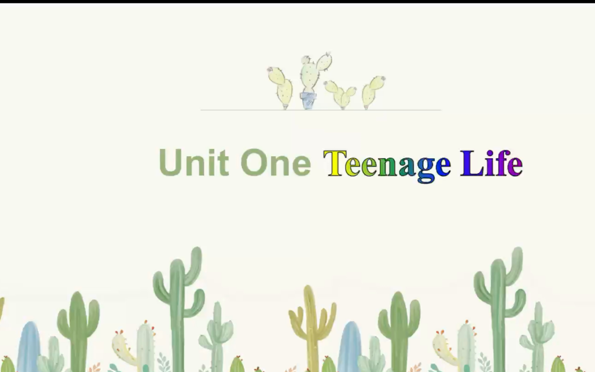 高中英语必修一 Unit1 单词跟读