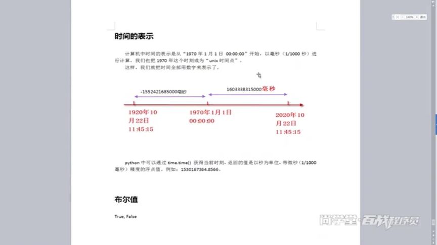 python少儿编程:018时间表示_unix时间点_毫秒和微秒