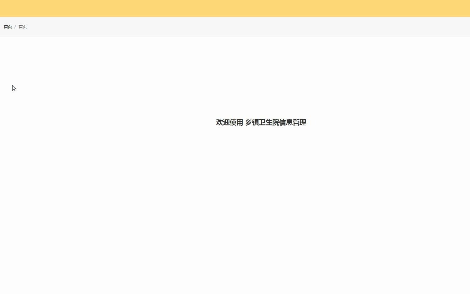java-php-python-springboot乡镇卫生院信息管理计算机毕业设计