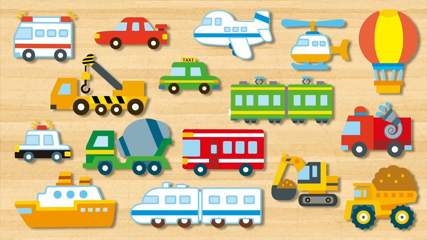 益智小动画:嘟嘟一起认识飞机热气球轮船跑车#儿童启蒙#!