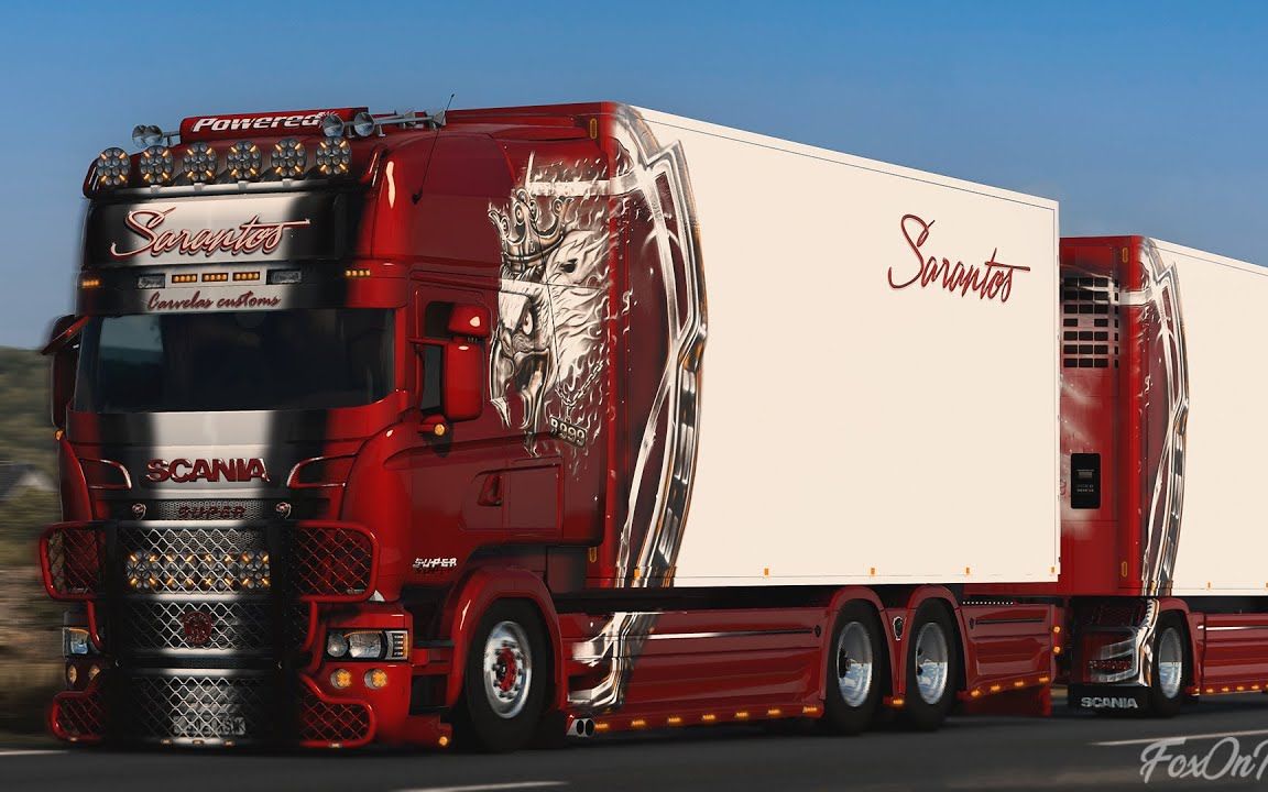 【YouTube】欧卡2付费mod_Sarantos Scania R999|ETS2 1.46 ...