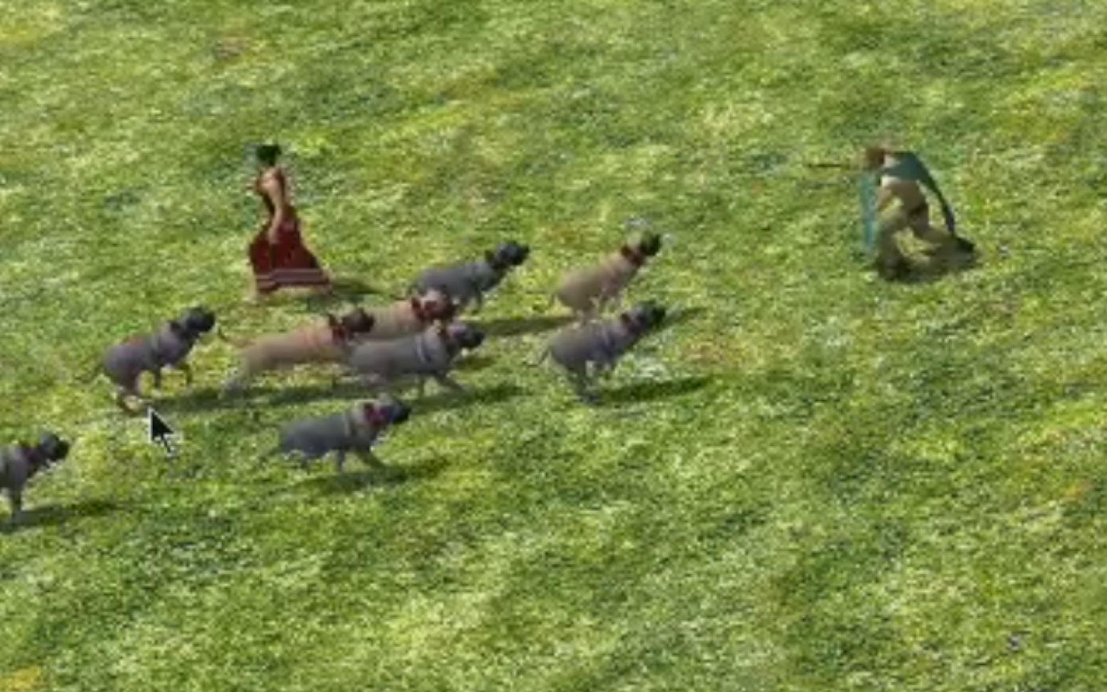 0AD 模拟器:'张三'打劫未遂还被狗咬