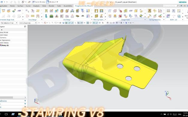 UG 展开与一步式连用展开复杂零部件