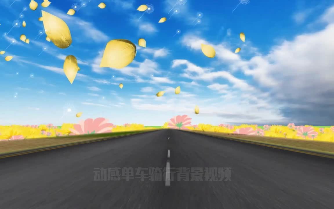 2436动感单车 跑步前行 动感单车骑行 动态公路背景视频素材