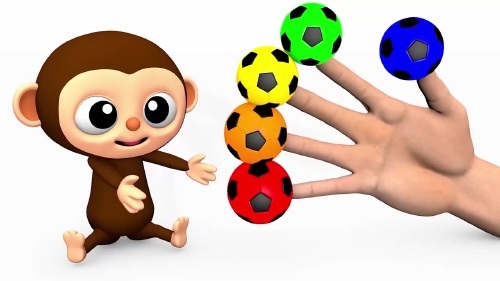 看玩具动画认识数字与色彩