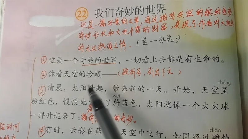 精读与解说:《我们奇妙的世界》,附课堂笔记