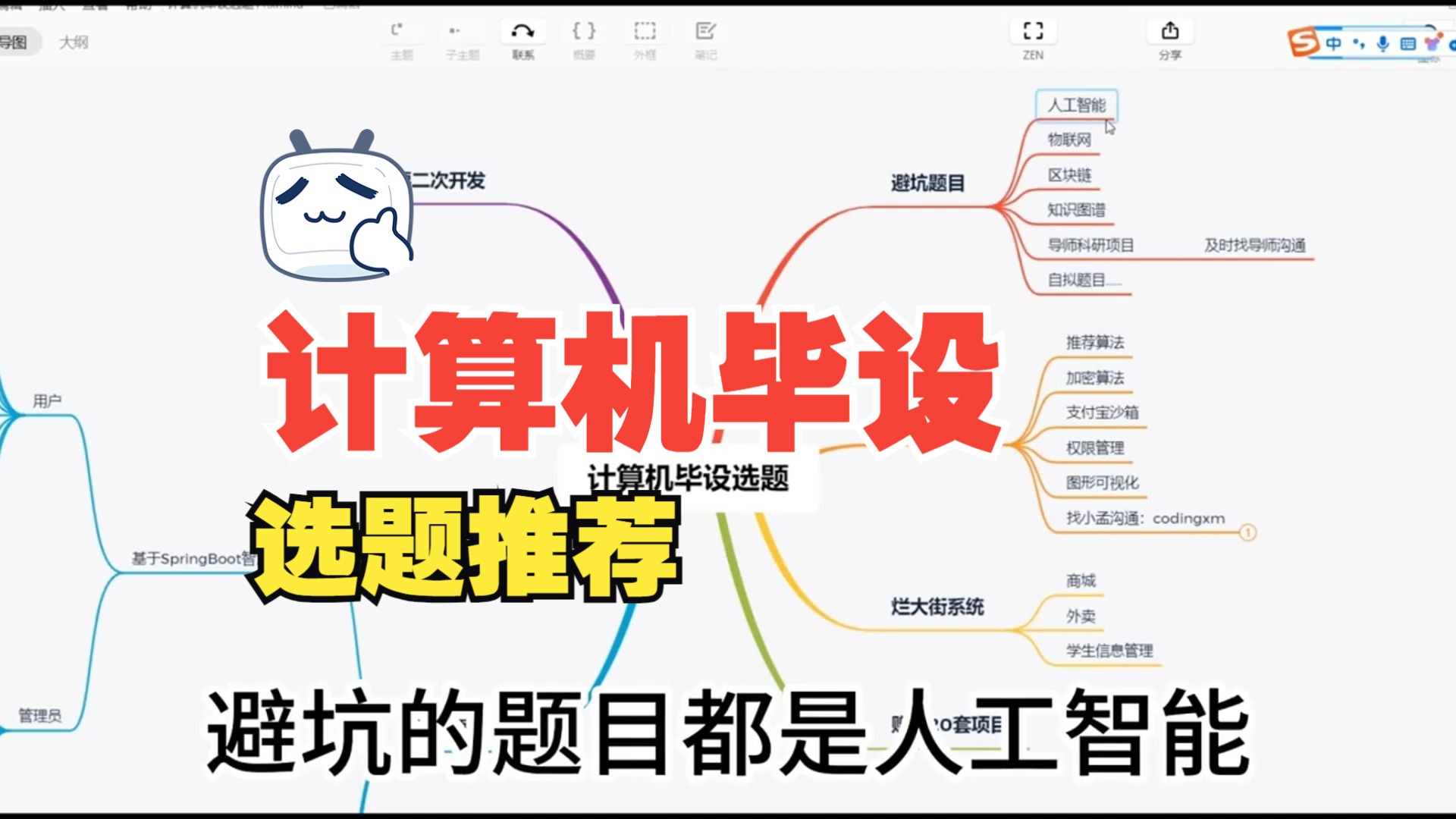 2025年计算机毕业设计的详细指导视频,深入剖析了当前最全面的100个...