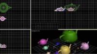 3dmax怎么按照颜色快速选择物体模型