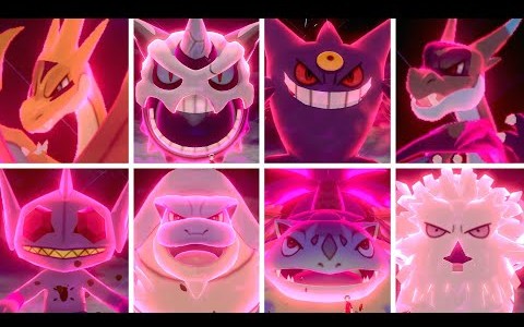 所有精灵MEGA+巨化进化(超级进化)是什么体验?『精灵宝可梦剑盾』...