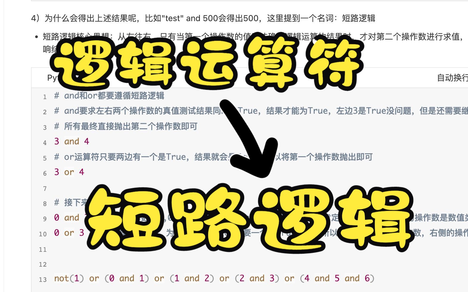 【Python开发精讲篇】11-布尔运算符&执行顺序