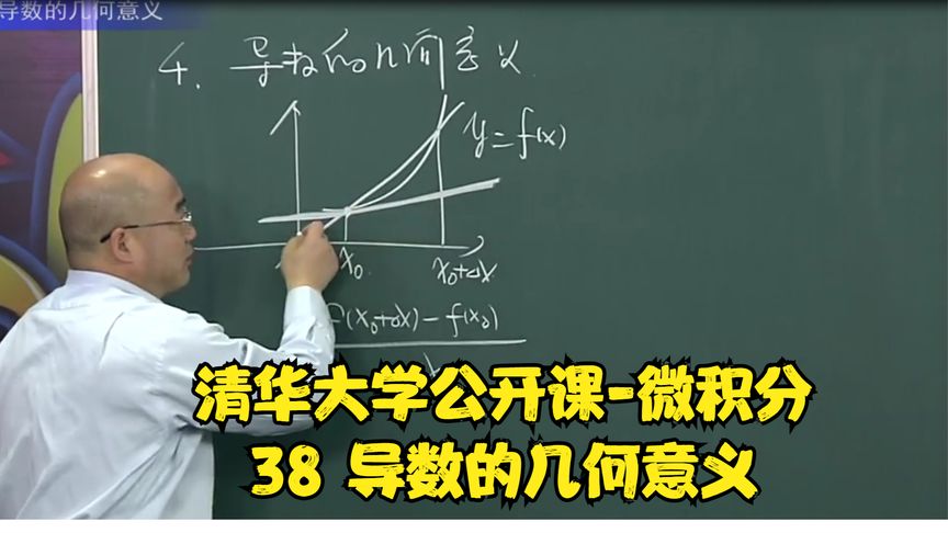 清华大学公开课-微积分 38 导数的几何意义