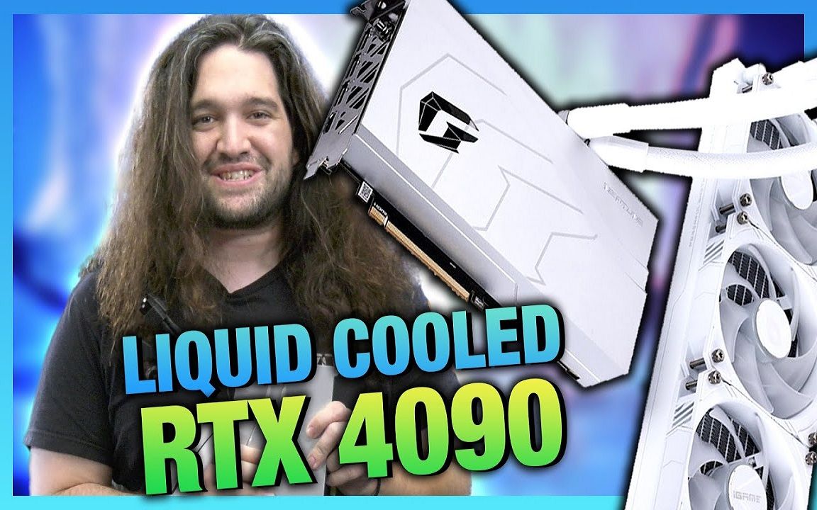 挑战4090FE: 七彩虹 RTX4090水神 水冷显卡拆解与评测【Gamers ...