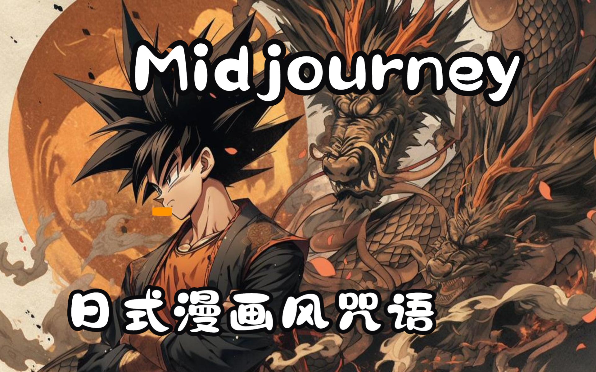 Midjourney设计日式动漫海报-ai作图大赏 龙珠系列壁纸