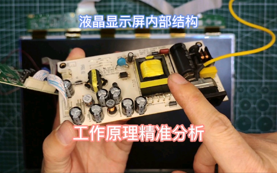 液晶显示屏工作原理、内部结构详细分析。