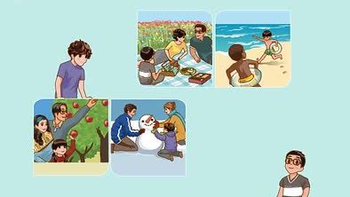小学英语人教PEP下五年级Unit2视频动画Unit 2 B Let's learn.