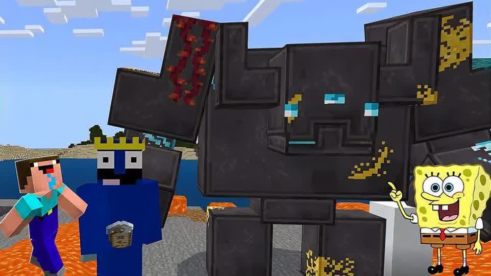 彩虹朋友在我的世界里制作出更多奇特的傀儡生物!!