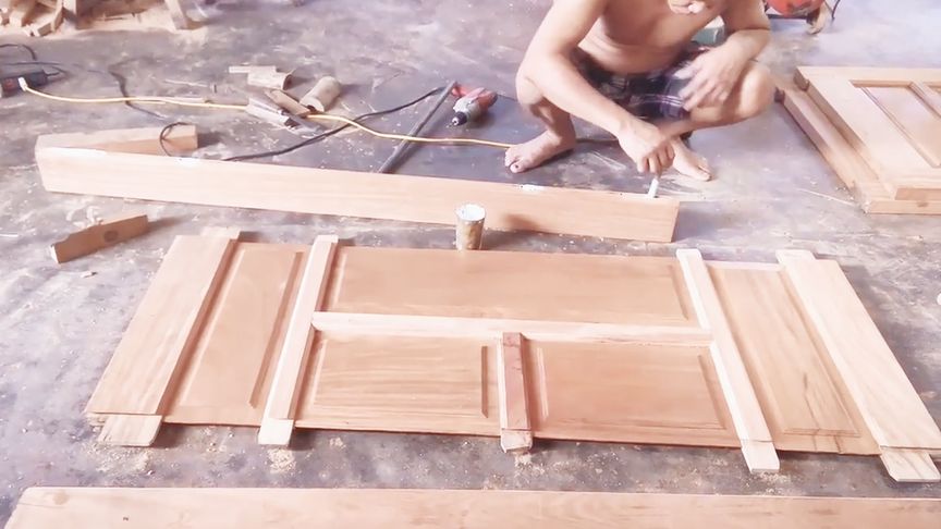 建设和组装一只美丽的木门-木匠技术