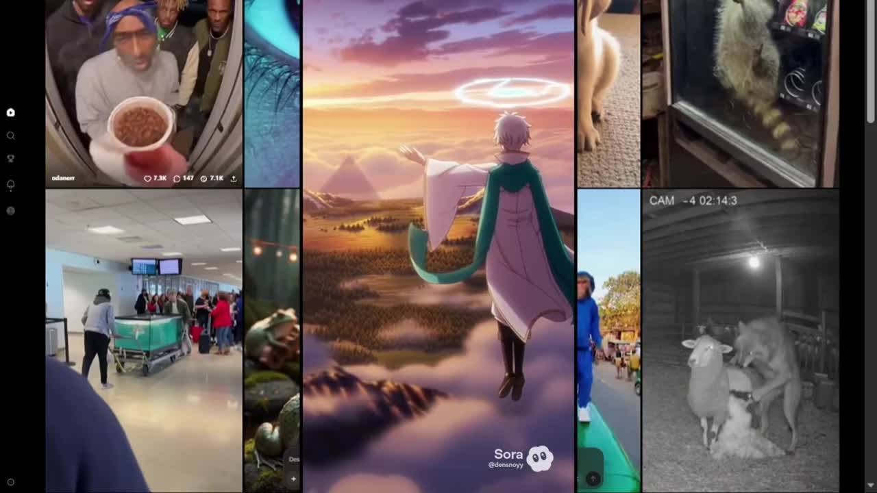 Sora 制作 TK 动漫,丝滑转场我悟了