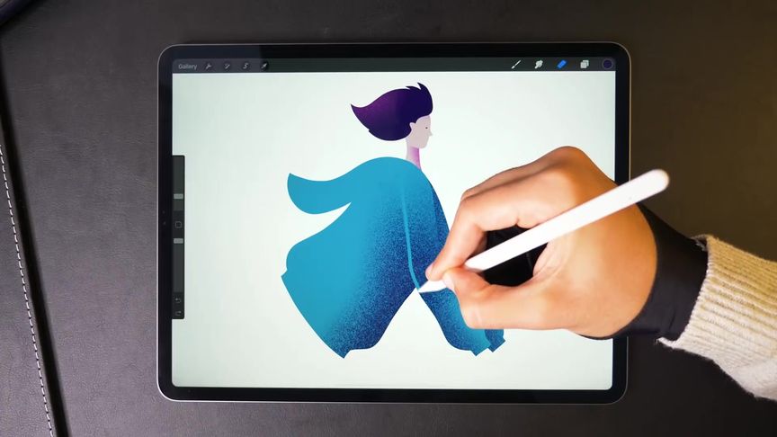 ipad pro 绘画教程,新手画画基础入门教程,跟着大佬学画画!