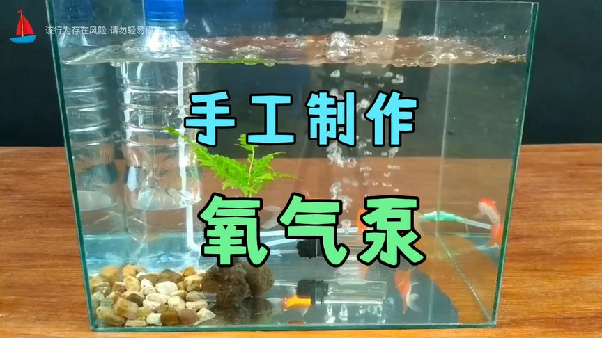 制作一个氧气泵,完全不用电就能源源不断给鱼儿供氧,太牛了!