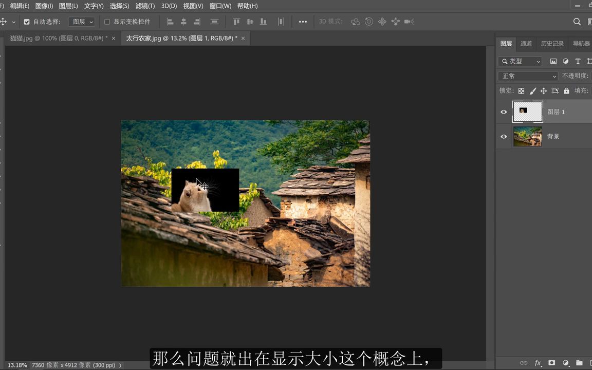 003像素、图像大小与分辨率