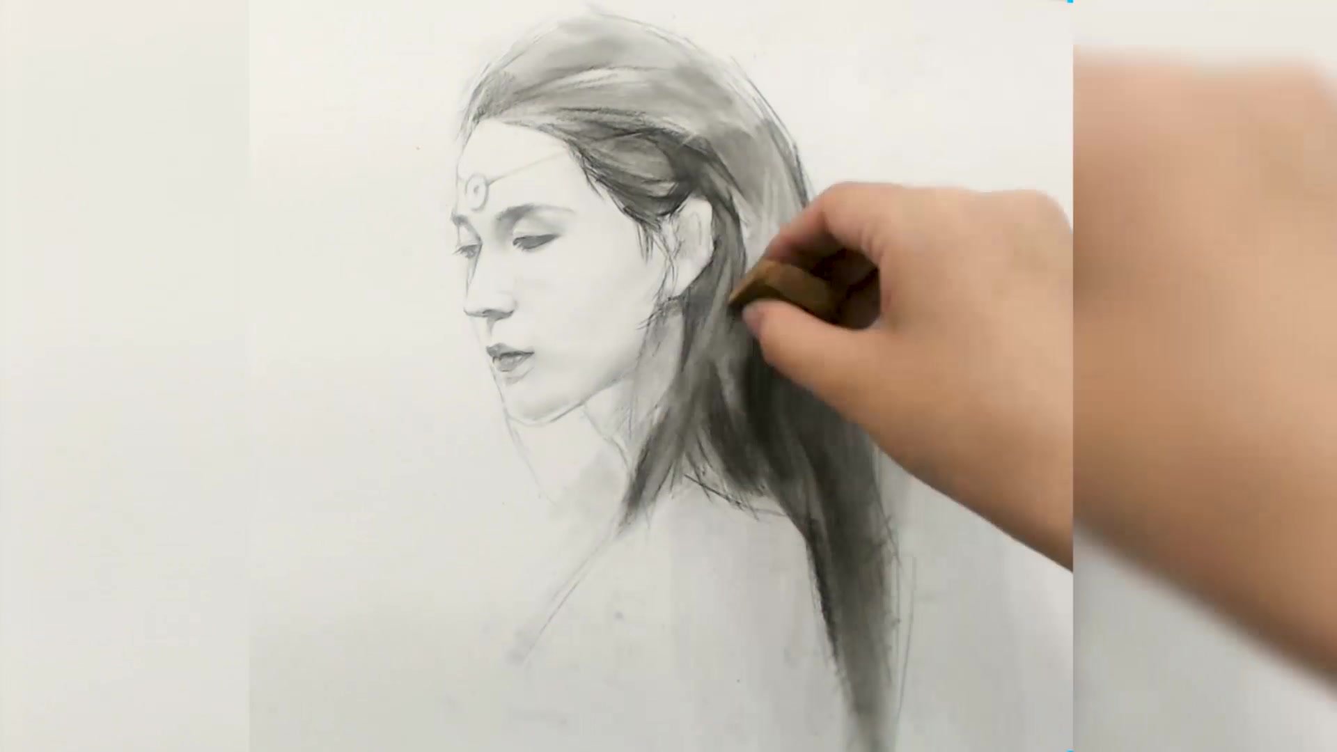 素描古风人像教程,想画古风的朋友看过来!