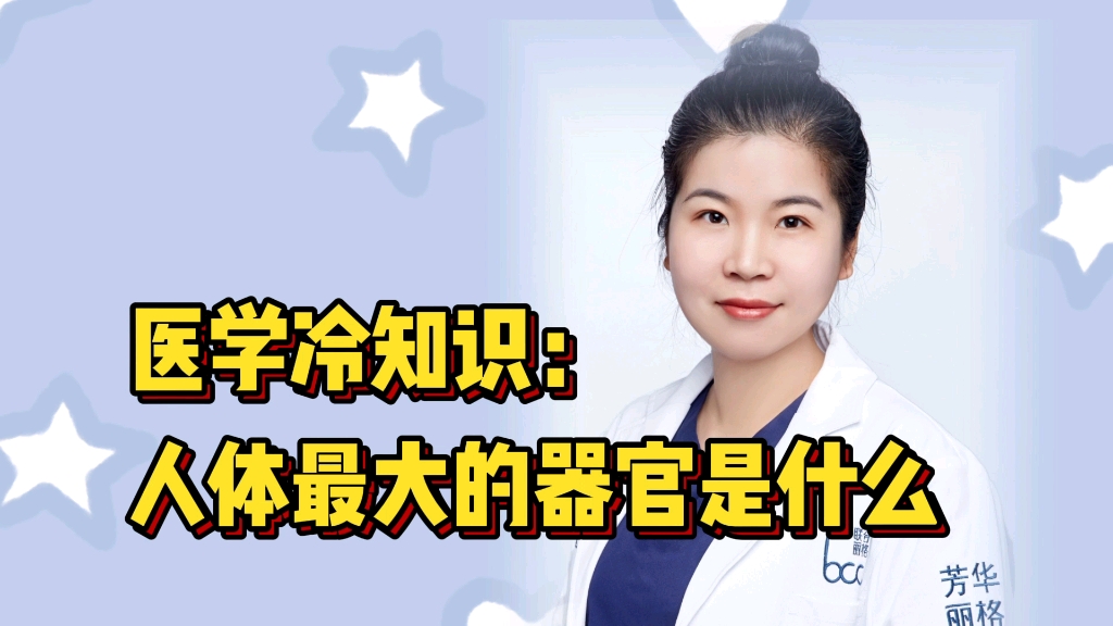 医学冷知识:人体最大的器官是什么?