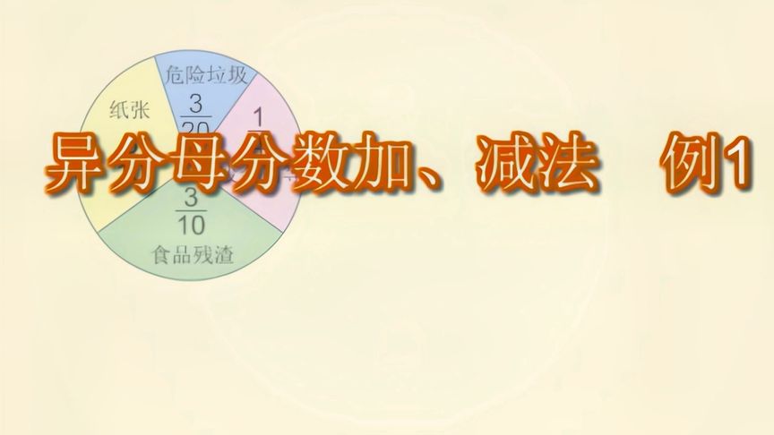 重难点:异分母分数加、减法的应用