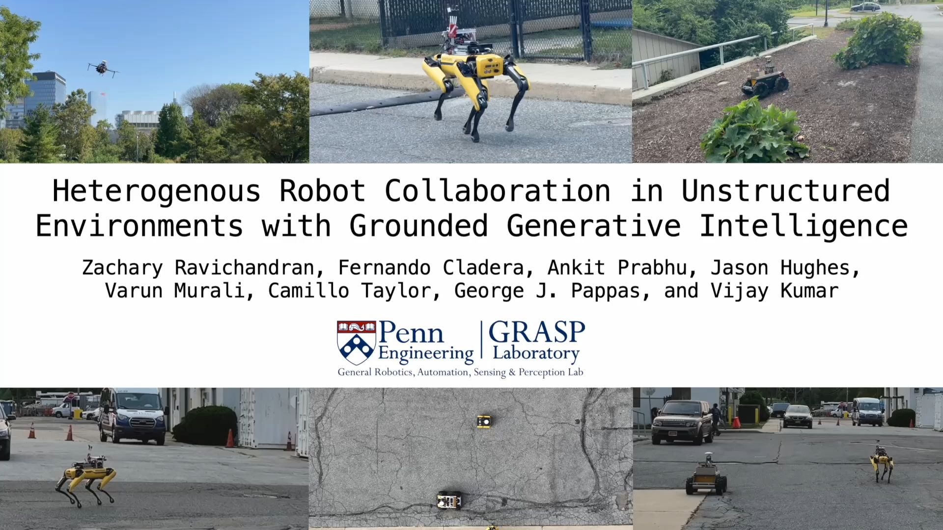 非结构化环境下基于具身生成智能的异构机器人协同作业