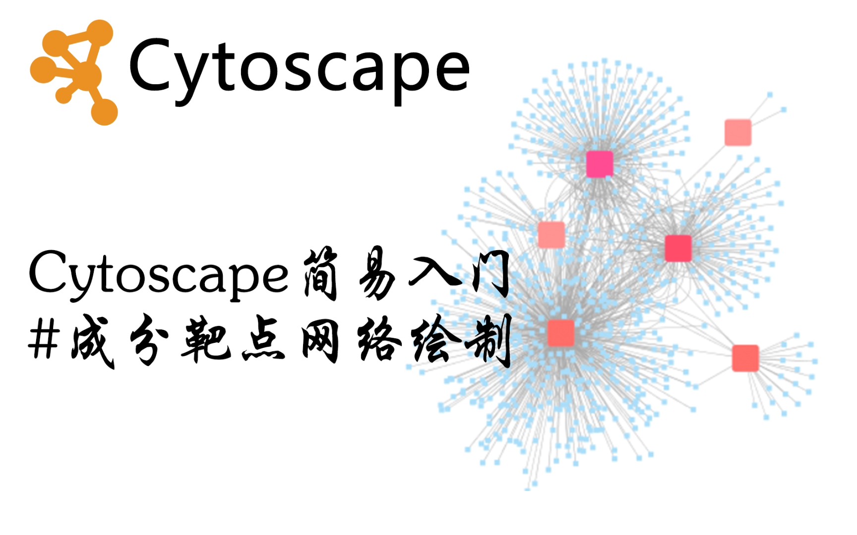 Cytoscape绘制成分靶点网络#简易教程