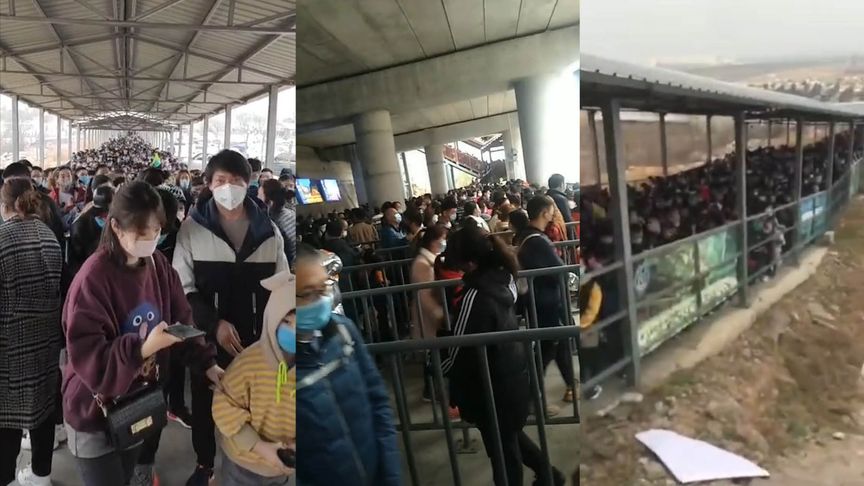 河南新乡一景区三八节女士免票 现场人满为患 游客:人太多别来了