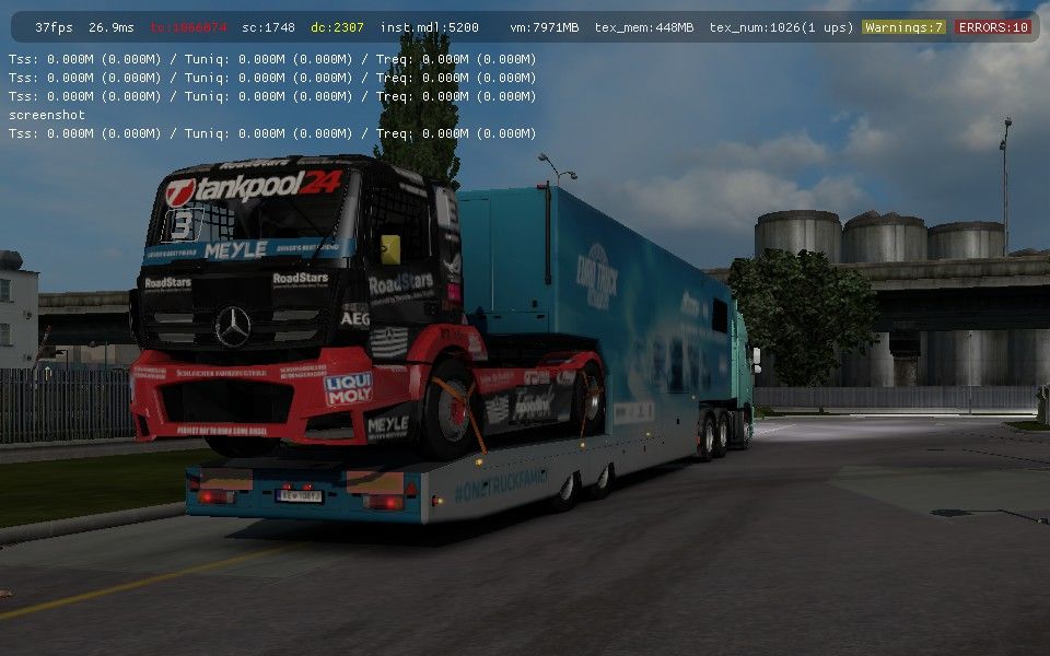 [WangSamuel]欧洲卡车模拟2 联机外部任务3:服务器炸了呢!