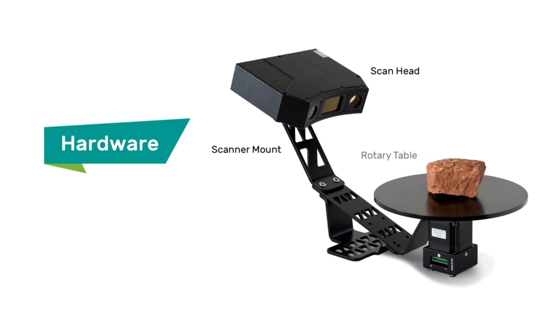 HDI Compact高精度三维扫描仪自动扫描过程演示