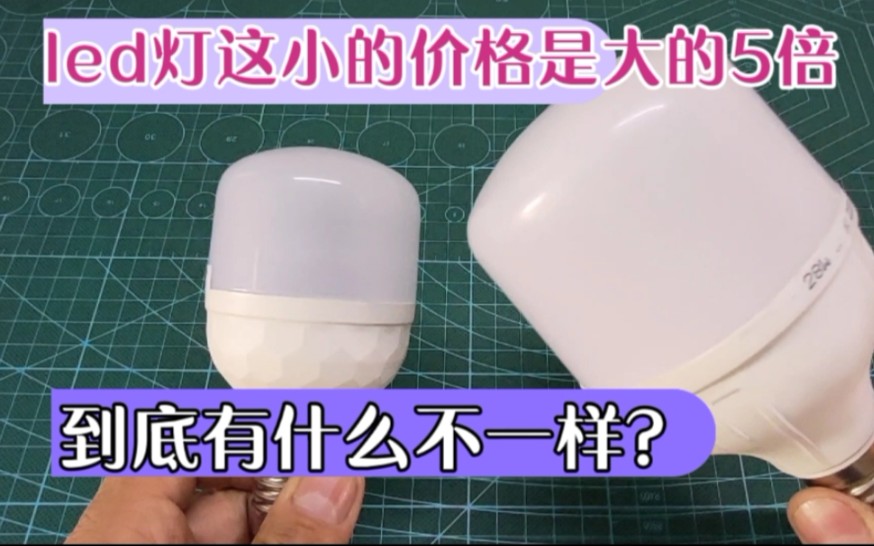 led灯价格相差5倍,到底有什么不一样?你会选哪个
