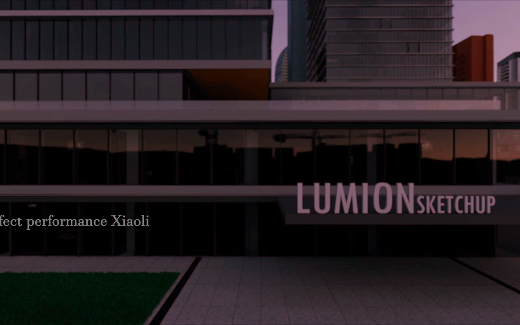 Enscape of su 建筑夜景