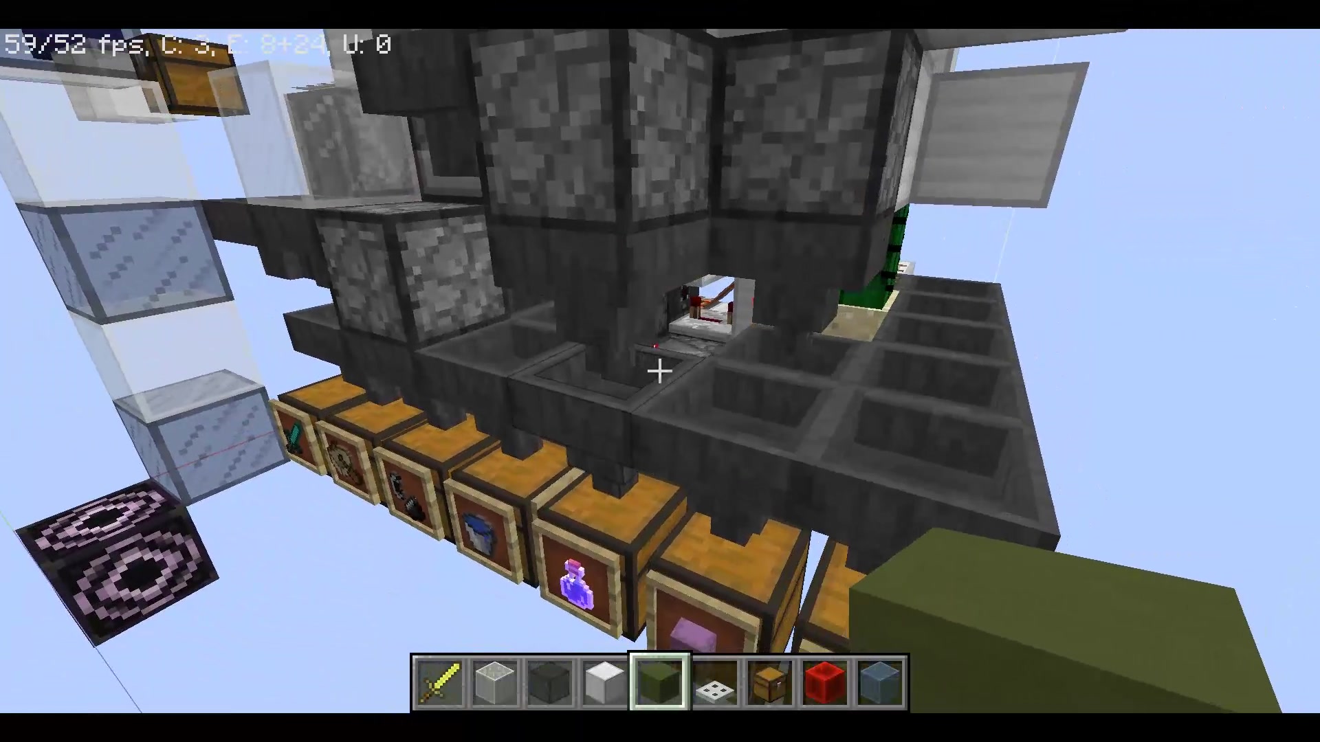 【minecraft】最小的不可堆叠物品分类机