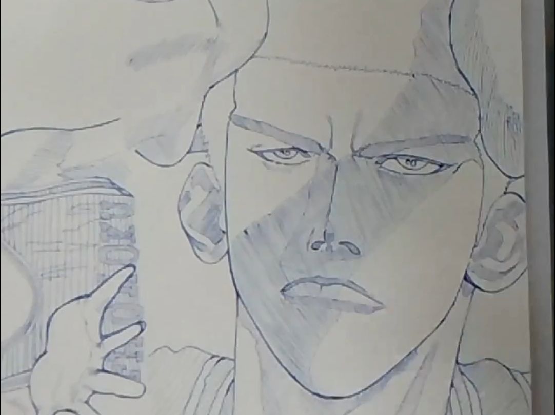 圆珠笔临摹 slamdunk 16