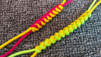 手工编绳详细教学蛇结的编法,文玩编手链必会的绳结,能一学就会