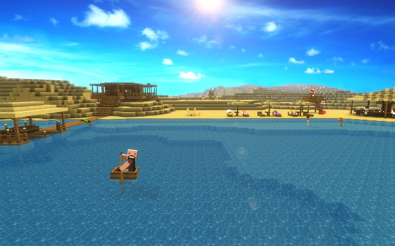 【MC】这张图是许多老玩家的回忆,而我把它在游戏里还原了出来