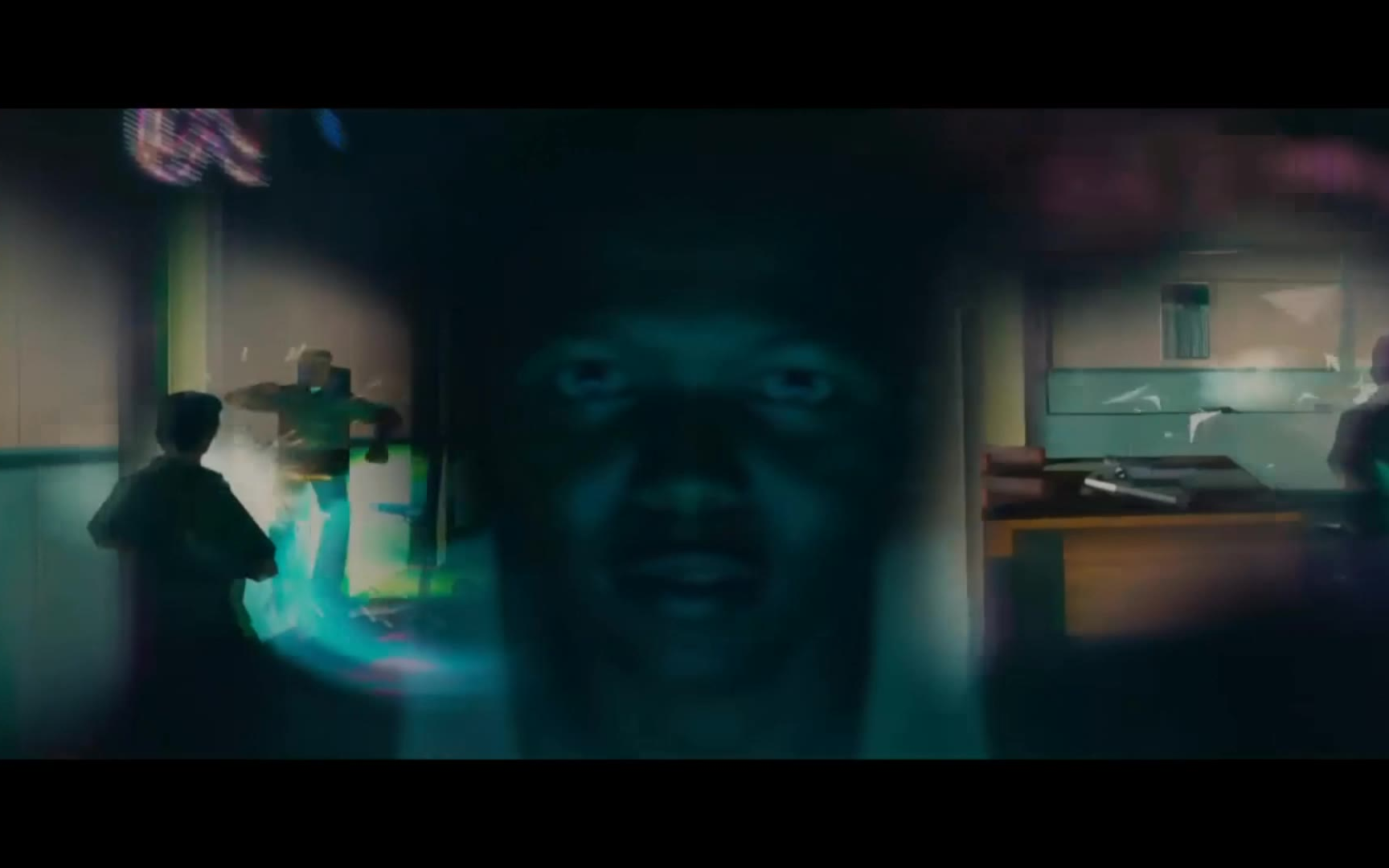 美国一黑人小孩模仿罪恶都市血洗警察局