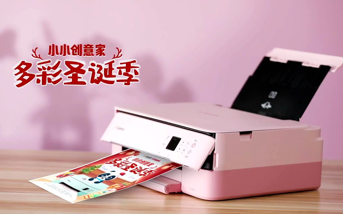 TS5380樱花粉+烫印T恤