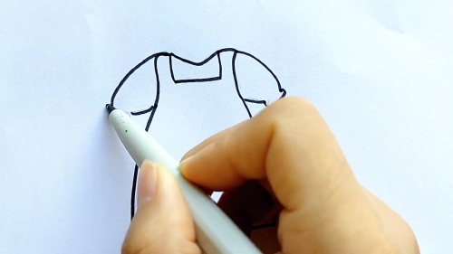 公主裙怎么画?创意简笔画,公主裙简笔画,儿童画,少儿创意美术