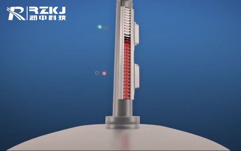 顶装式磁翻板液位计工作原理介绍