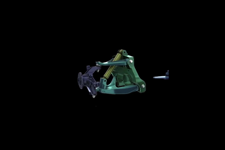 汽车悬架——双叉臂悬架系统