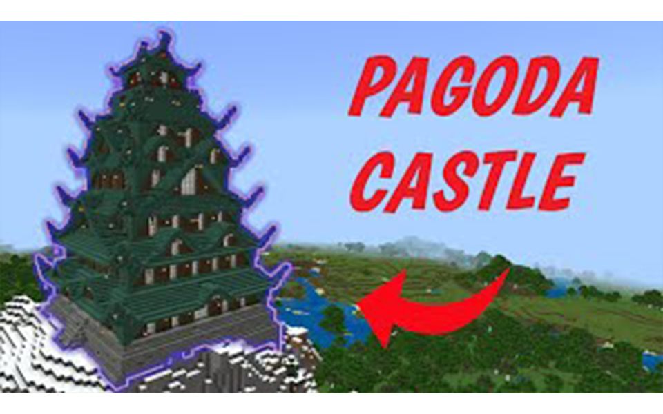 ...Kiwi Show】MINECRAFT我的世界 日式城堡的设计及建筑教程分享