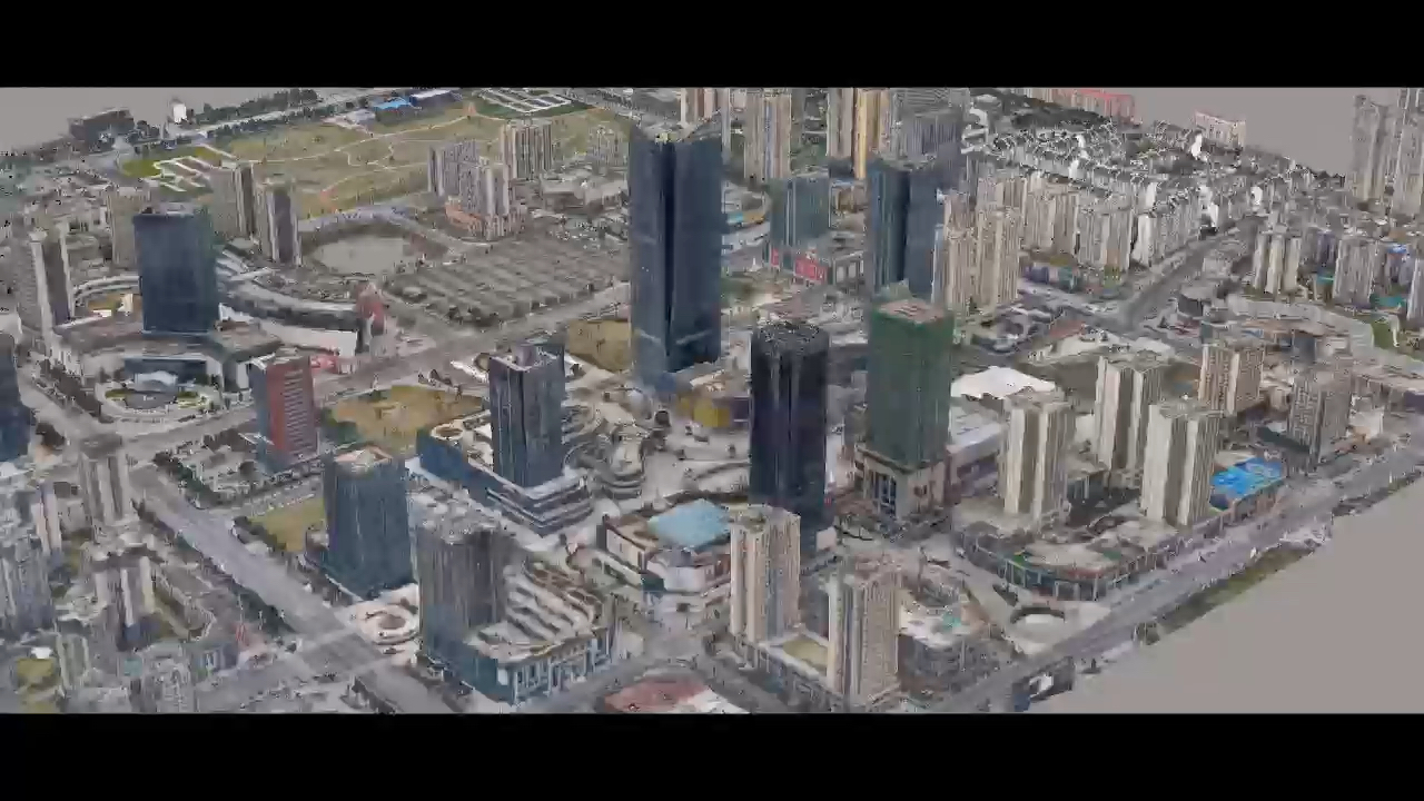 无人机实景三维建模效果演示 未来智慧城市发展的方向